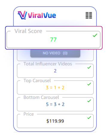 Viral Score – Viral Vue